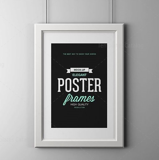 Elegant Design Frames Mock-Up for Your Posters - Template Catalog