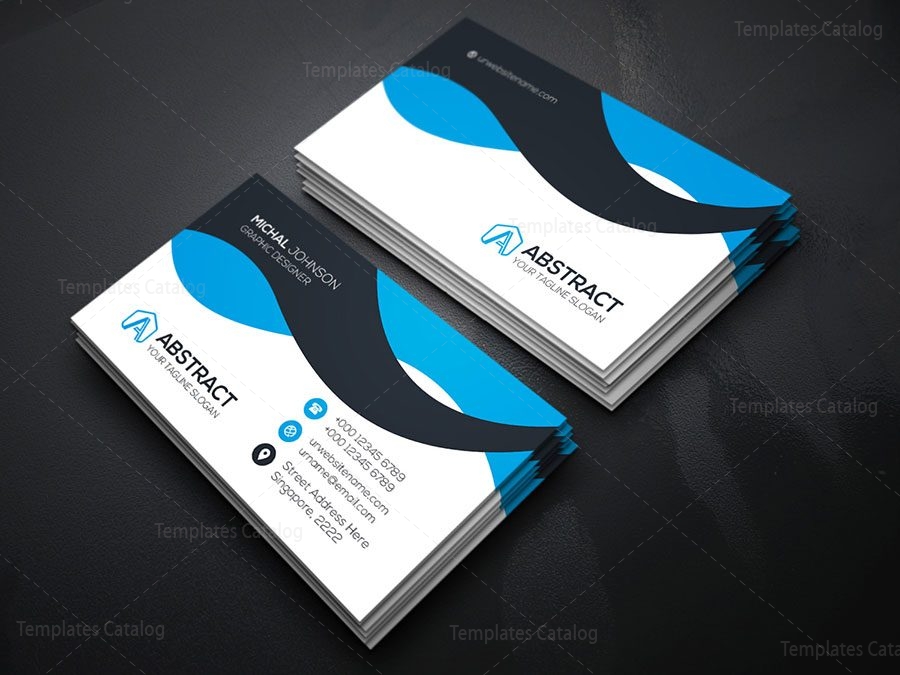 Corporate Visiting Card Template 4 - Template Catalog
