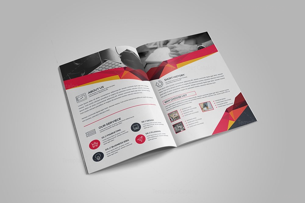 A4 Bifold Brochure Template 2 Template Catalog