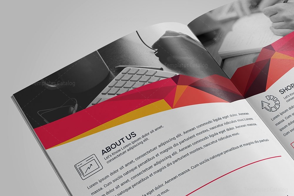 A4 Bifold Brochure Template 000433 Template Catalog