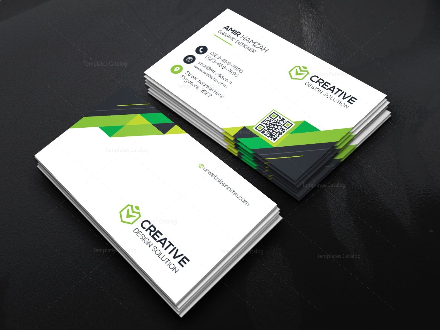 2018 Technology Business Card 000473 Template Catalog