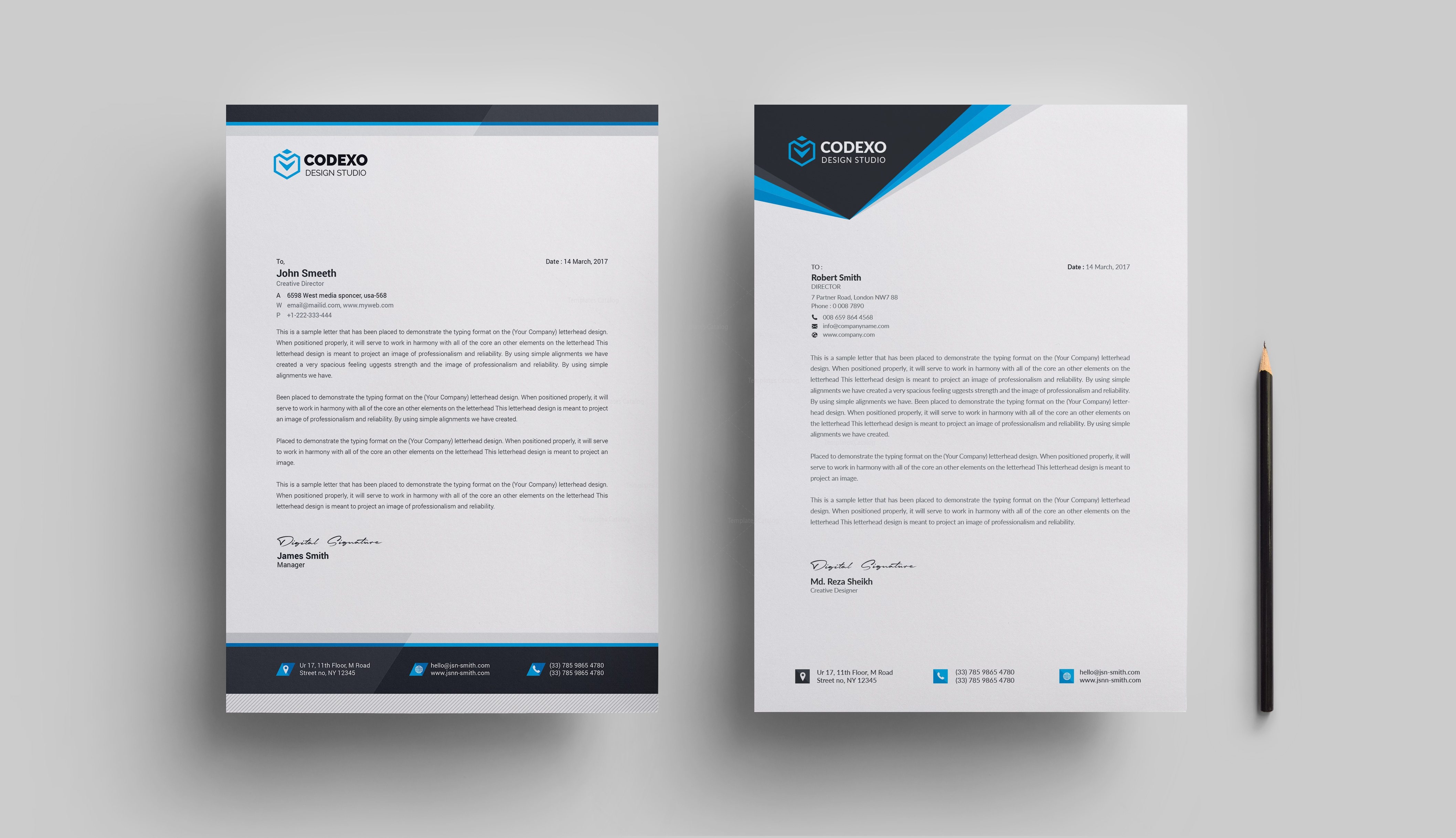 Letterhead Design Templates 000610 Template Catalog