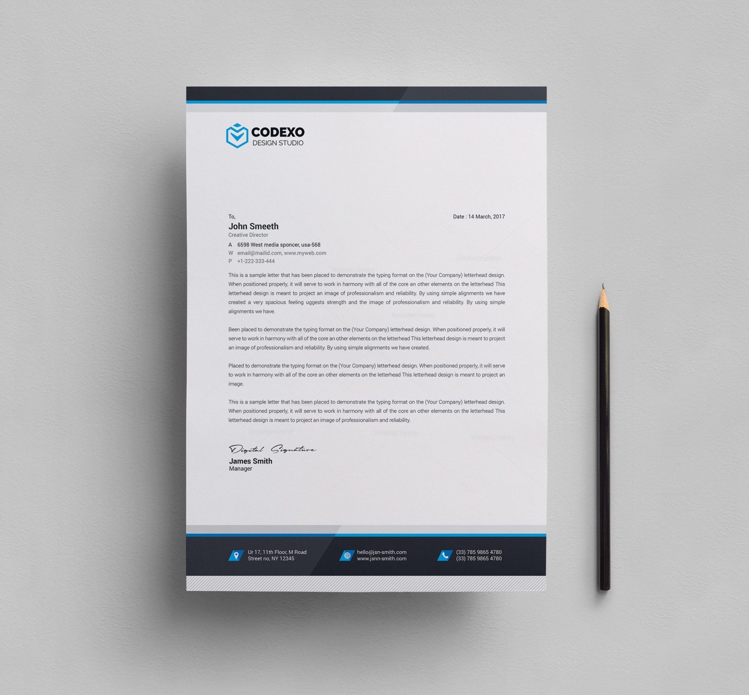 Letterhead Design Templates 2 - Template Catalog