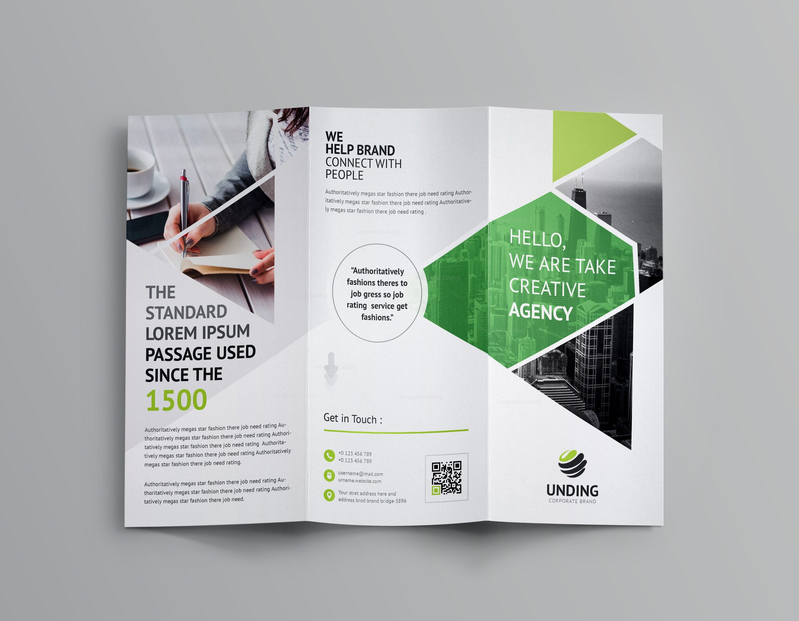 Aether Corporate Tri Fold Brochure Template 001160 Template Catalog