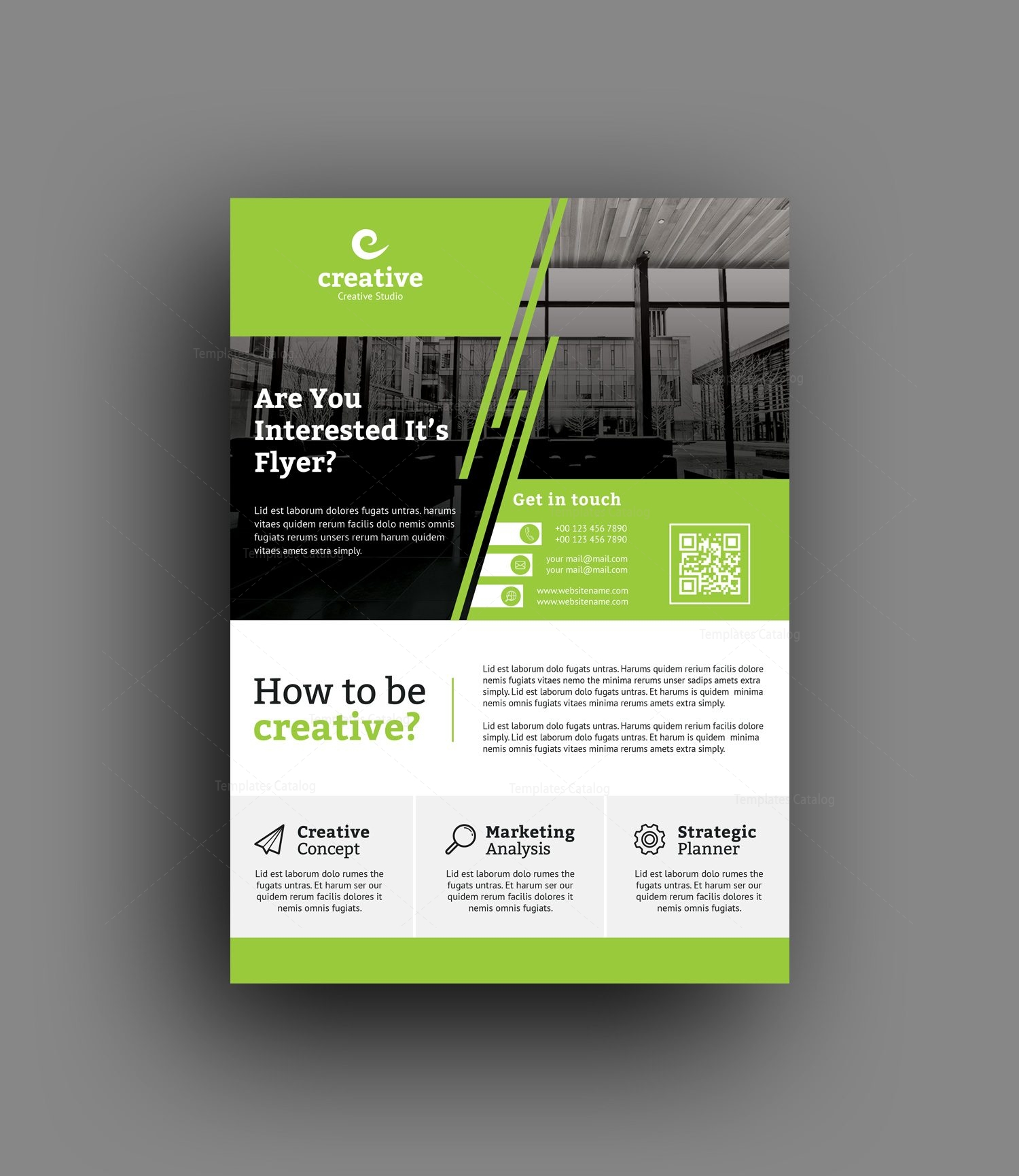 Zurich Professional Business Flyer Template 001409 Template Catalog
