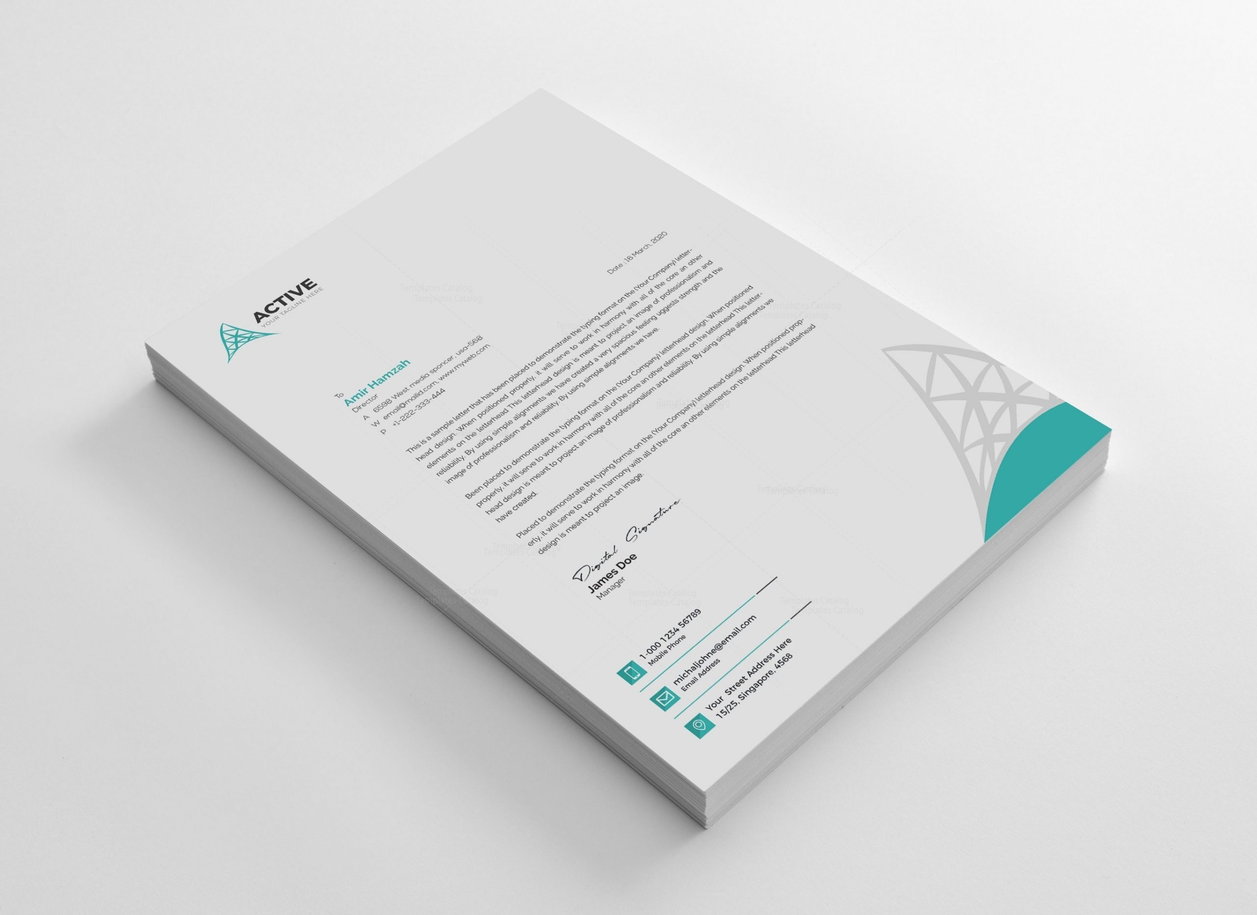Professional Letterhead Design Templates - Infoupdate.org