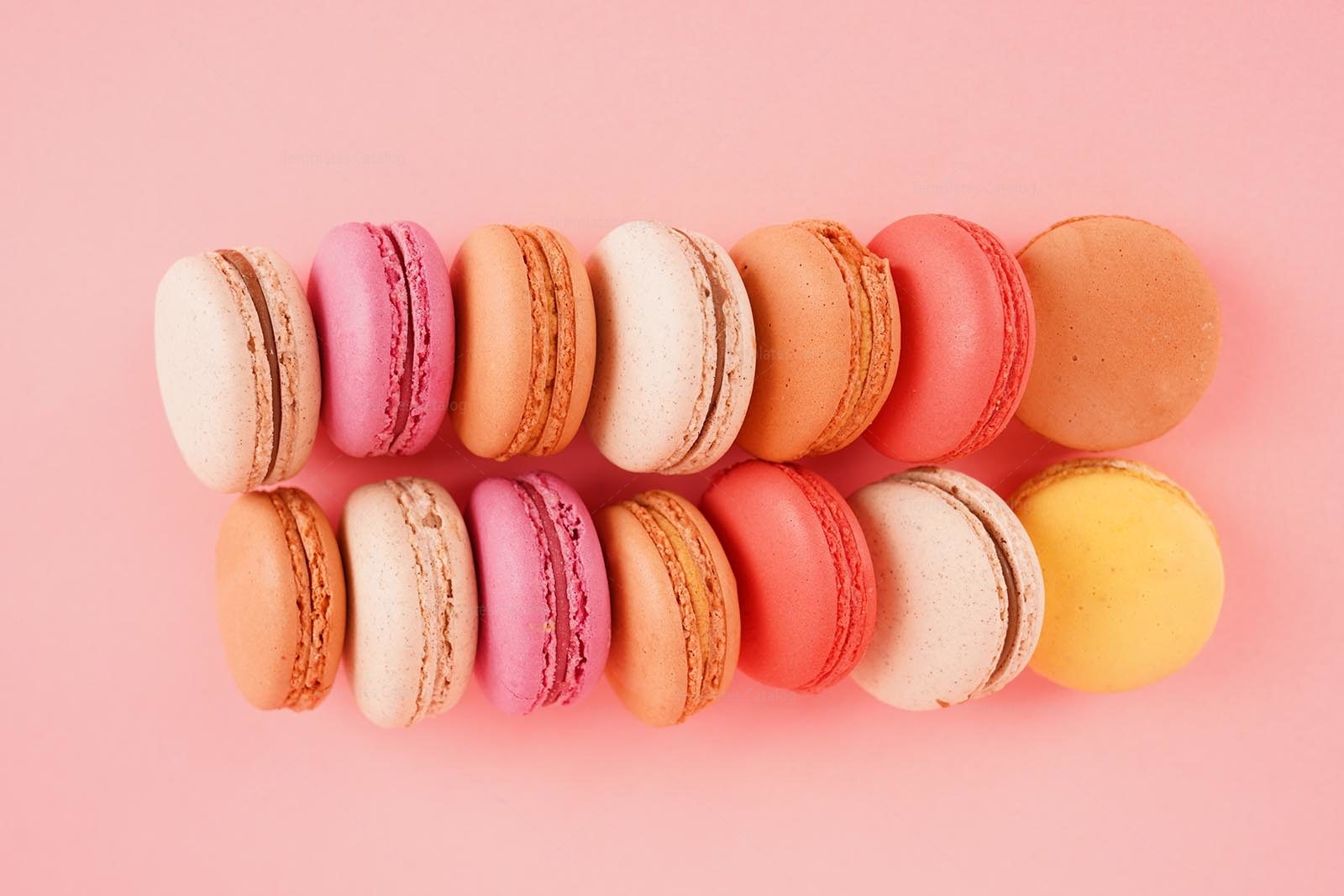 Pastel Macaroons Wallpaper