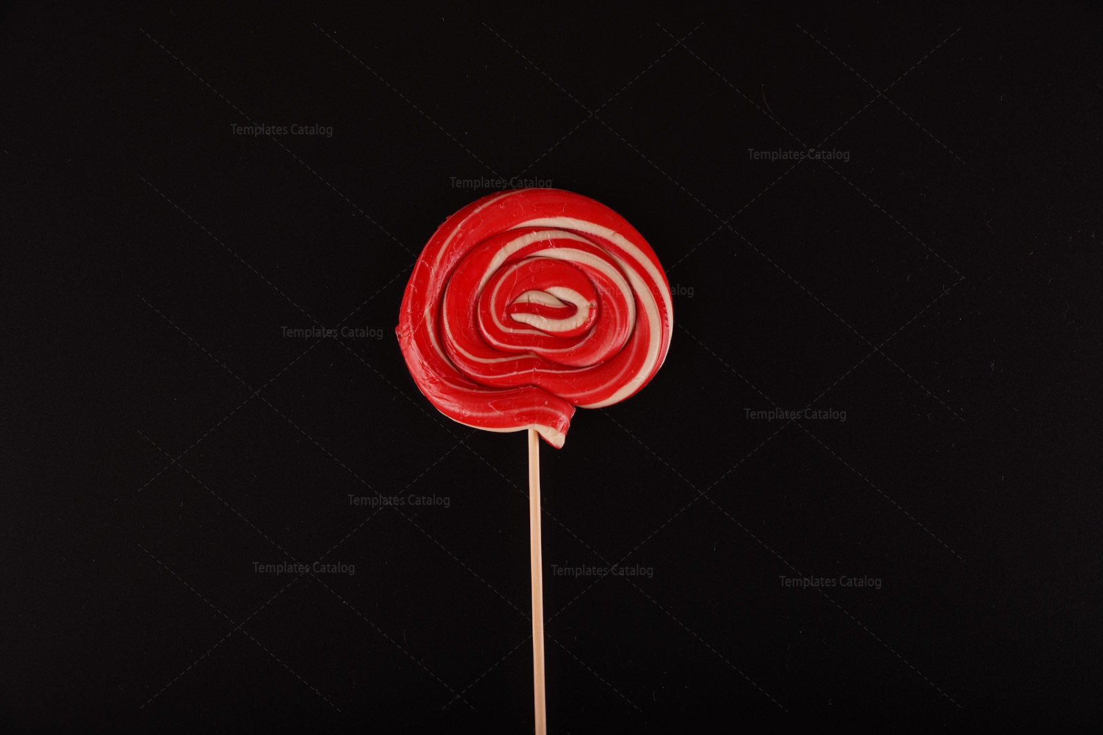 Swirl Lollipop Template