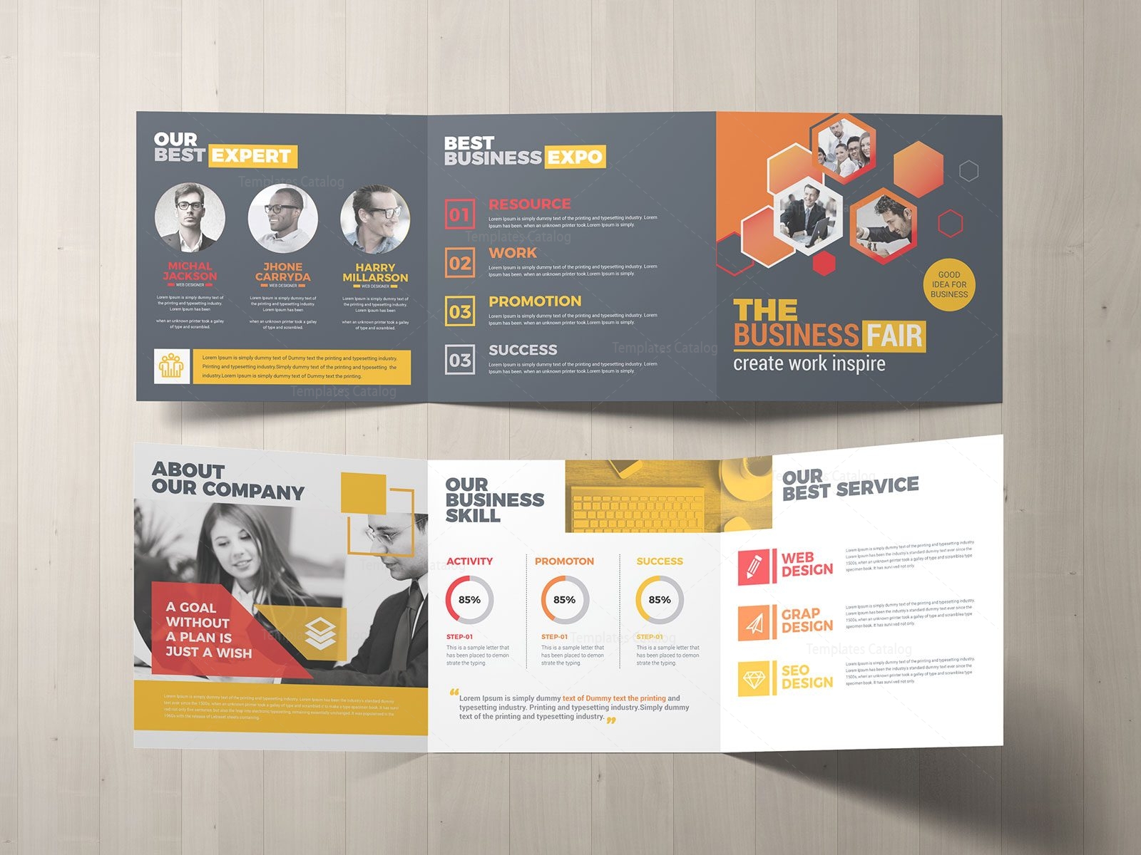 Business Expert Brochure Template 003549 - Template Catalog