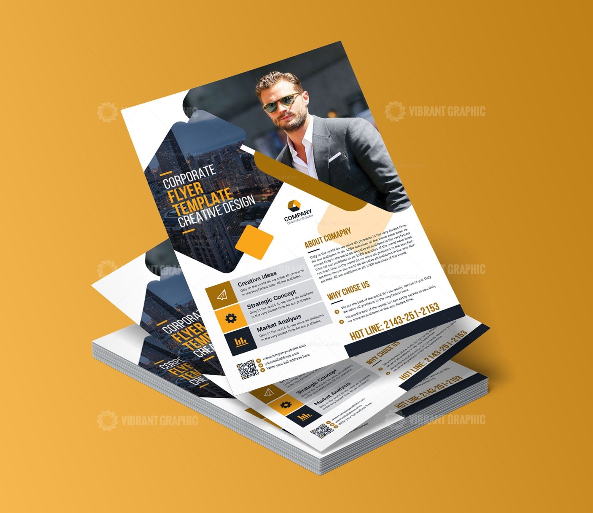 Model Agency Flyer Template 003569 - Template Catalog