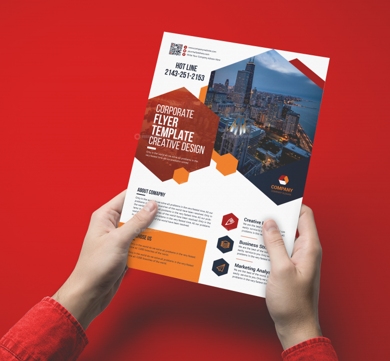 Simple Freelance Flyer Template 003575 - Template Catalog