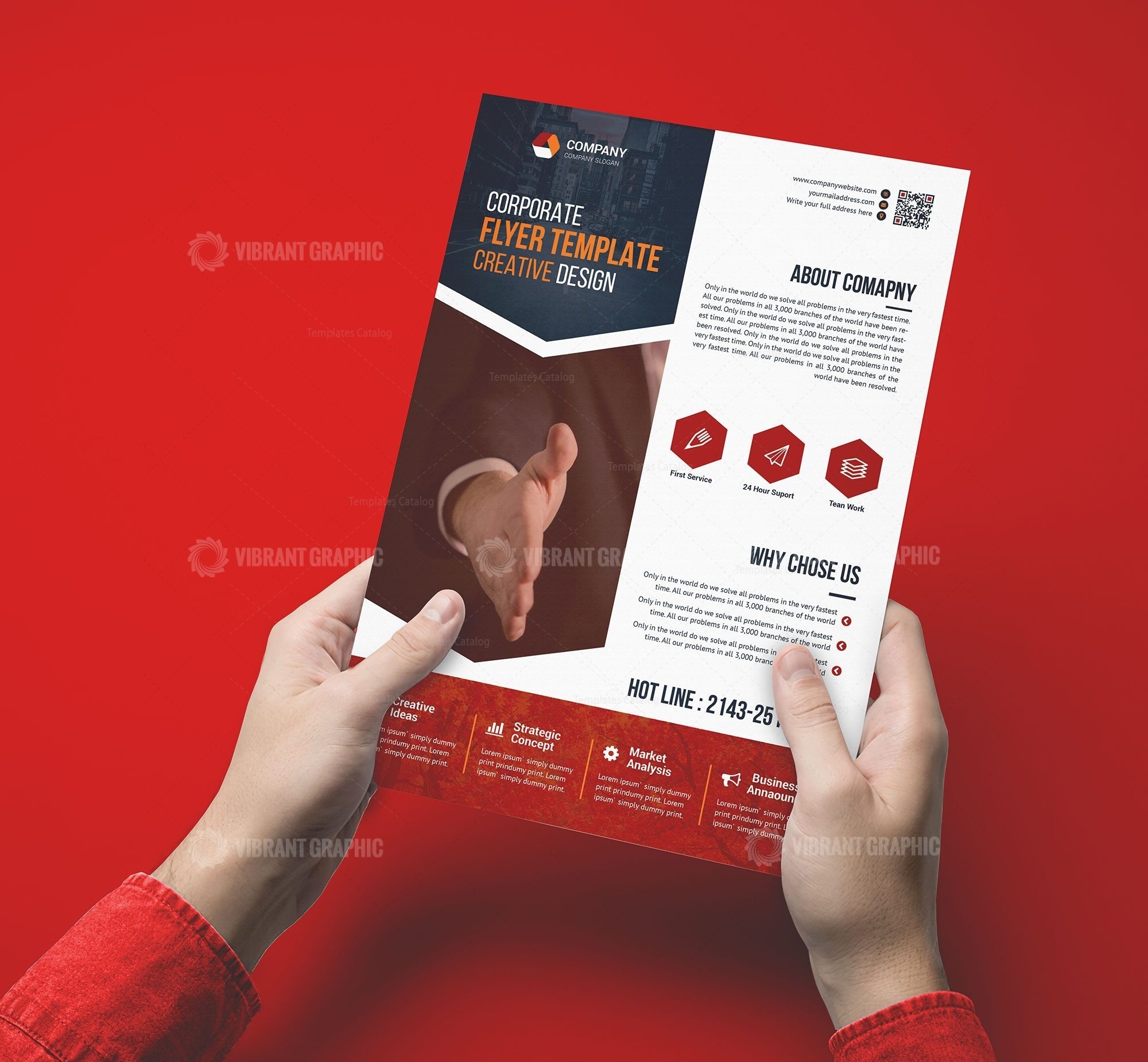 Simple HR Flyer Template 003581 - Template Catalog